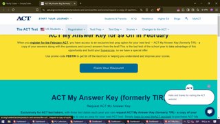 ACT Promo Codes - 10% Off Coupons Sep 2025