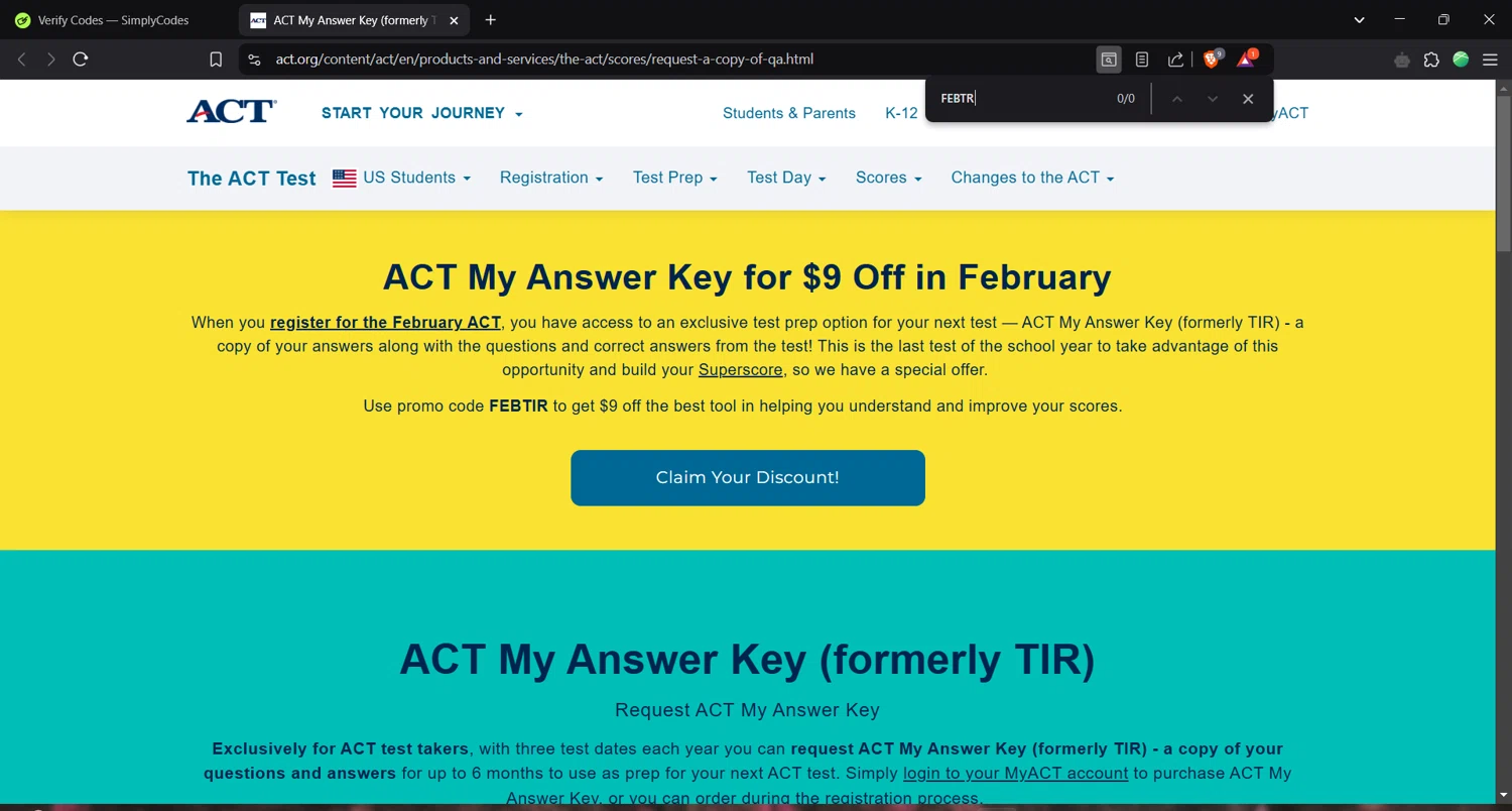 ACT Promo Codes - 10% Off Sitewide Coupons Jan 2026