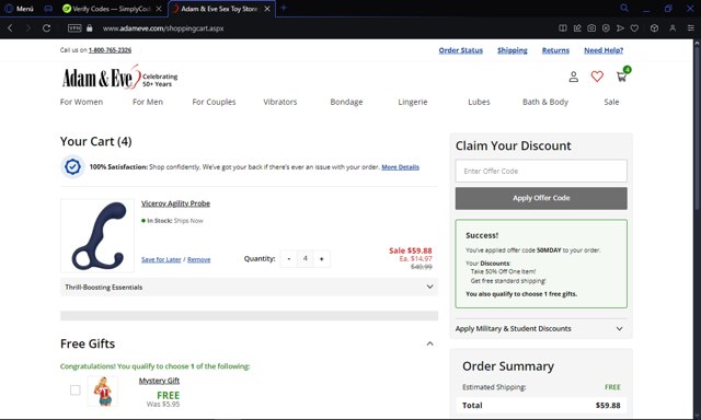 Adam & Eve Promo Codes - 25% Off Coupons May 2025