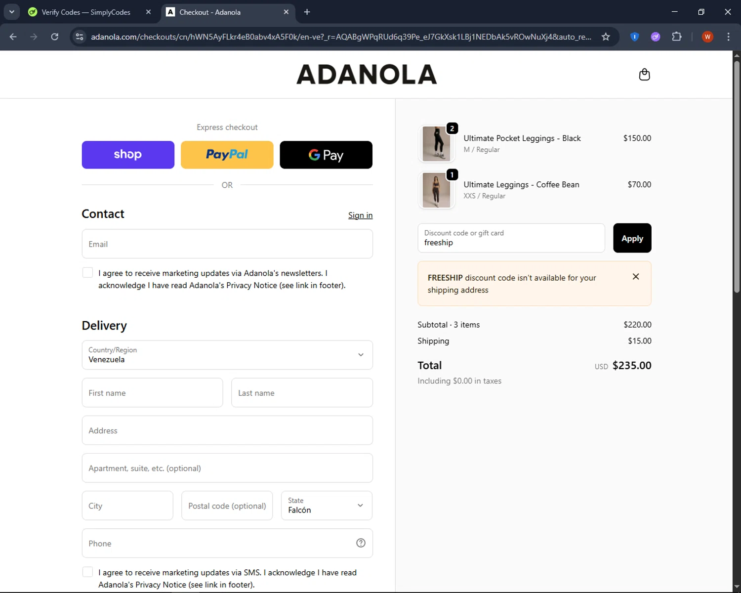 Adanola Promo Codes - 20% Off (4 Verified) Dec 2025