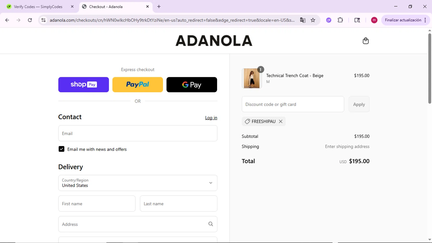 Adanola Promo Codes (3 Verified) - 10% Off Sitewide Sep 2025