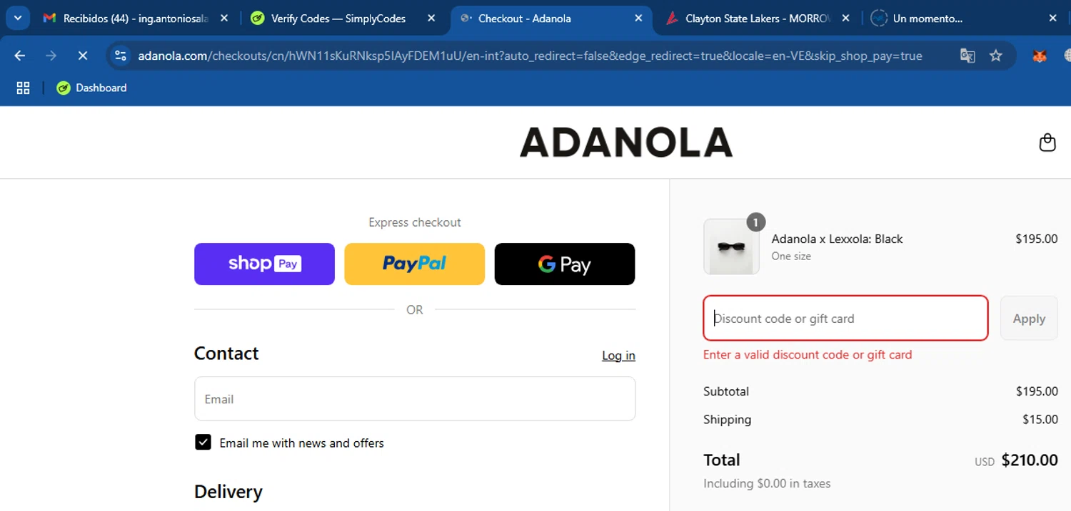 Adanola Promo Codes (3 Verified) - 10% Off Sitewide Sep 2025