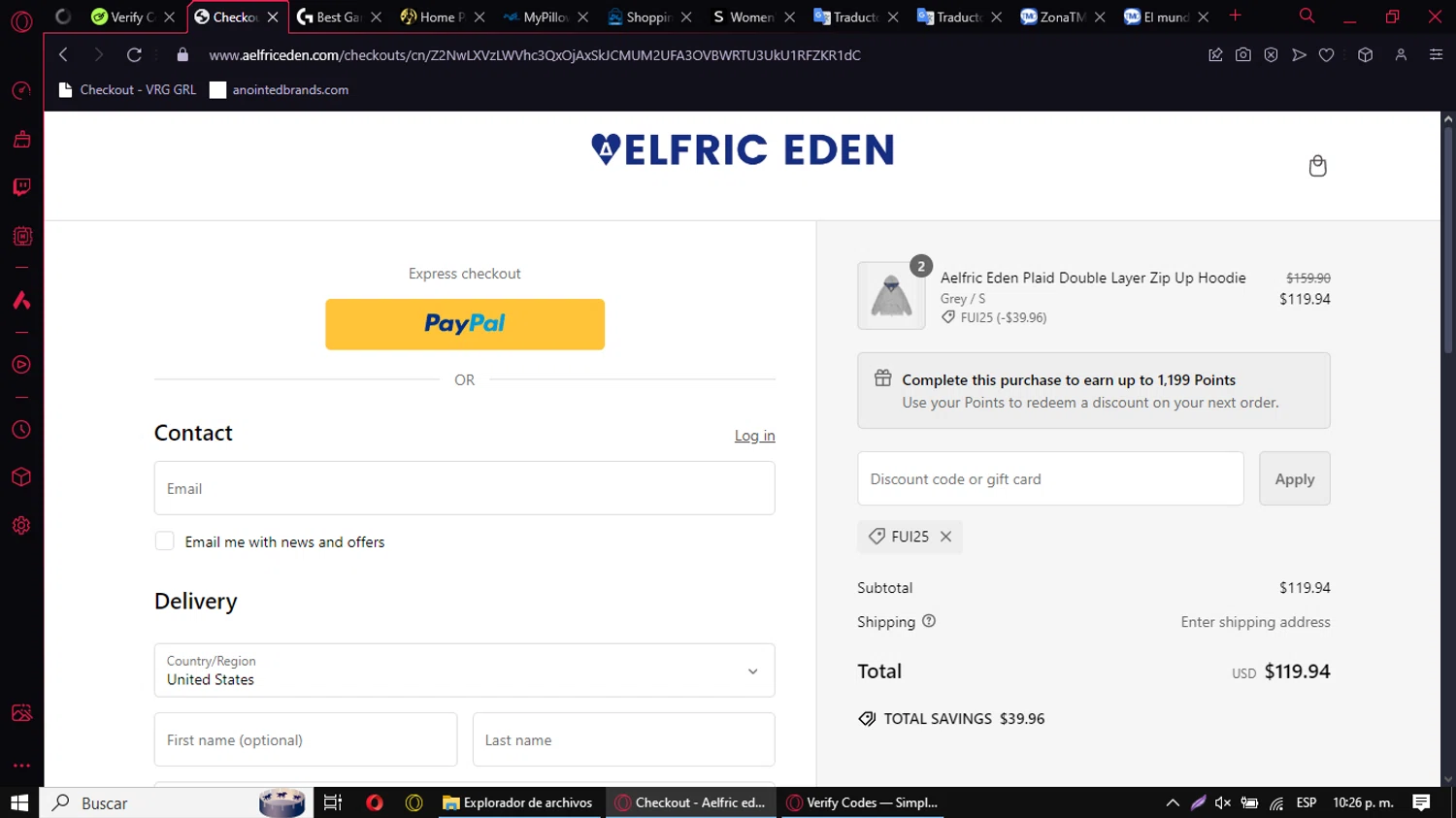 Aelfric Eden Discount Codes - $5 Off | November 2024
