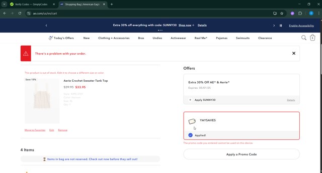 Aerie Promo Codes (3 Verified) - 30% Off Sitewide May 2025