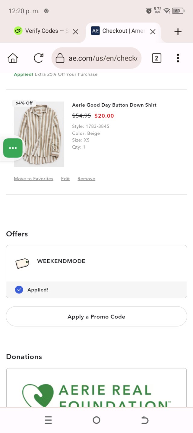 Aerie Promo Codes (2 Verified) - 25% Off Sitewide Jul 2025