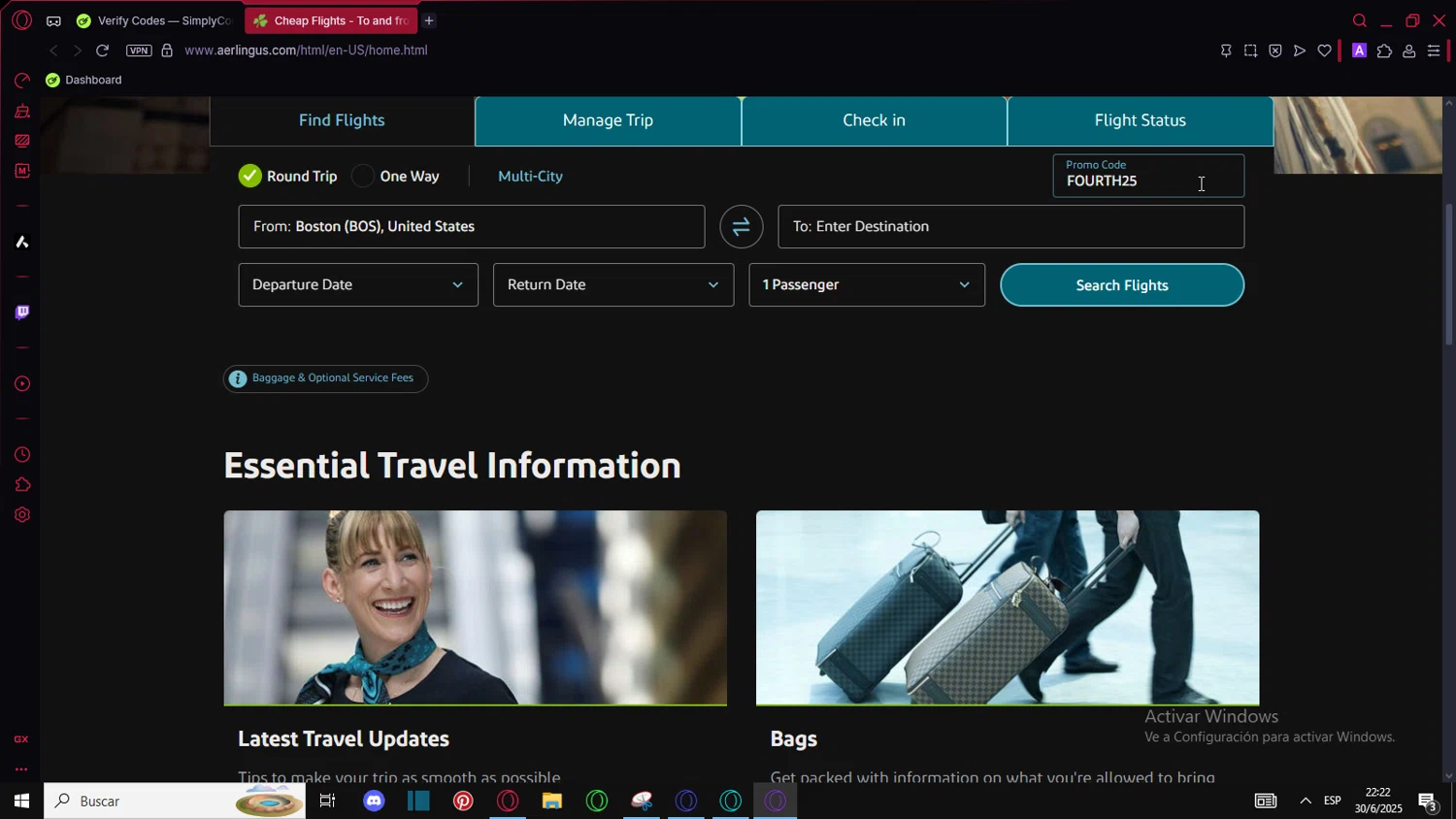 Aer Lingus Promo Codes (1 Verified) - $200 Off Nov 2025
