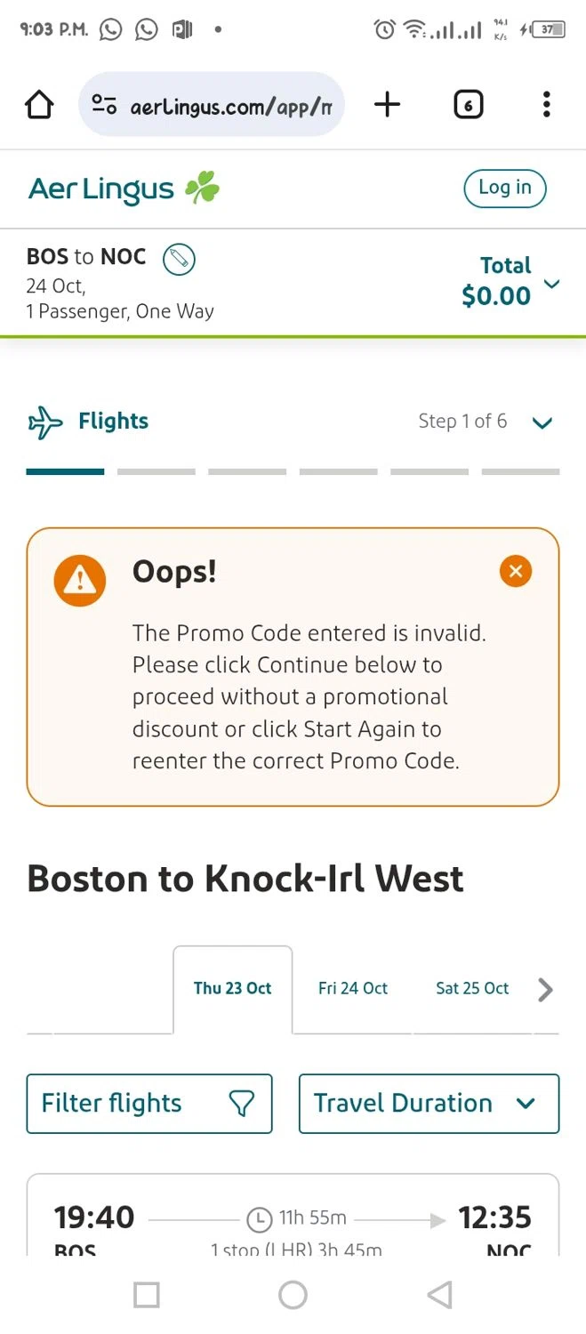Aer Lingus Promo Codes - $400 Off (1 Verified) Dec 2025