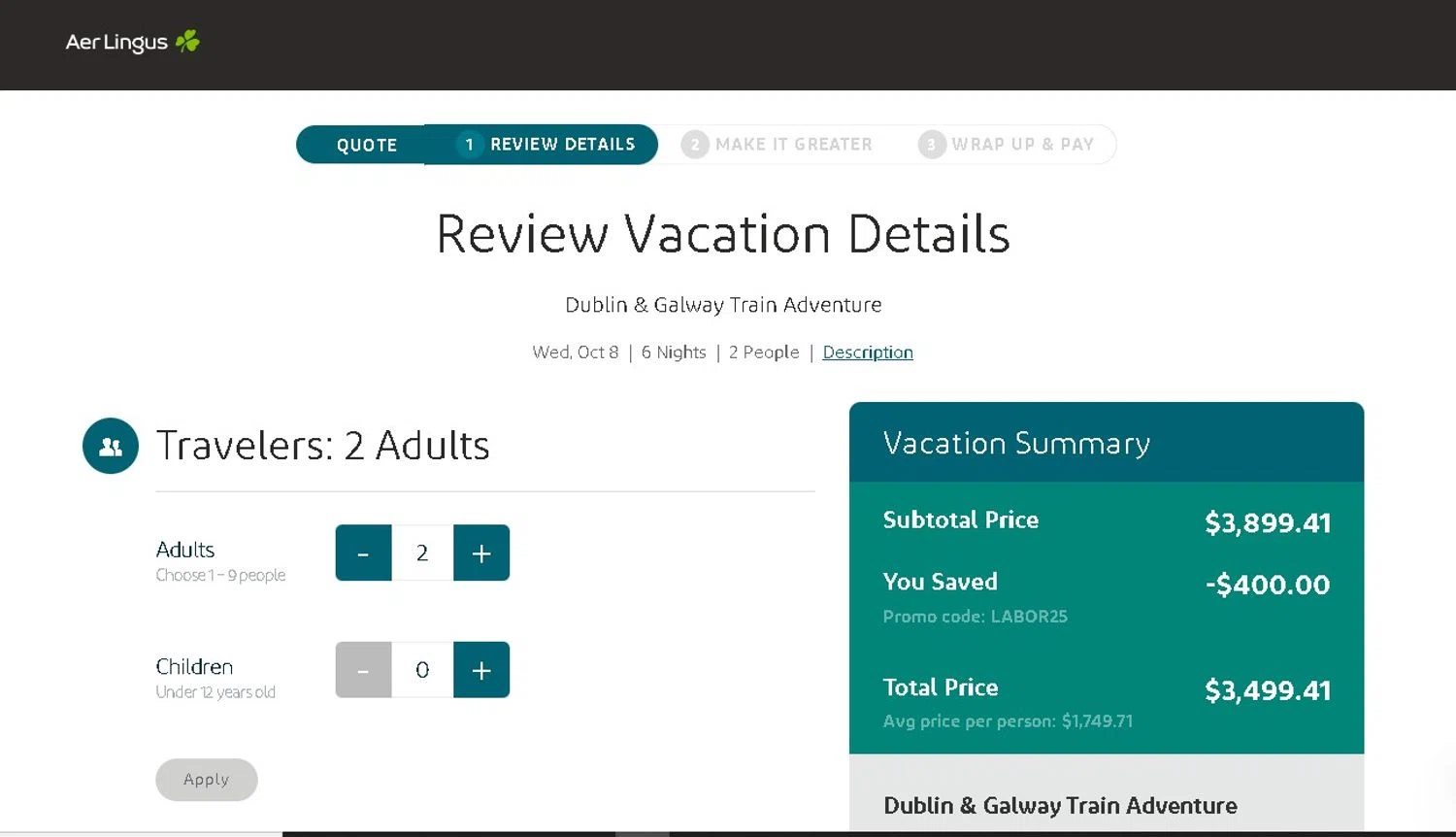 Aer Lingus Promo Codes (3 Verified) - $100 Off Oct 2025
