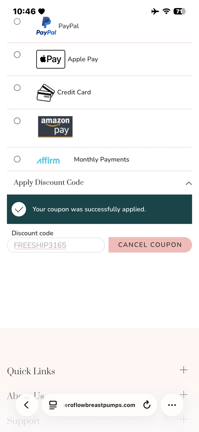 Aeroflow Breastpumps Promo Code - 15% Off Dec 2025