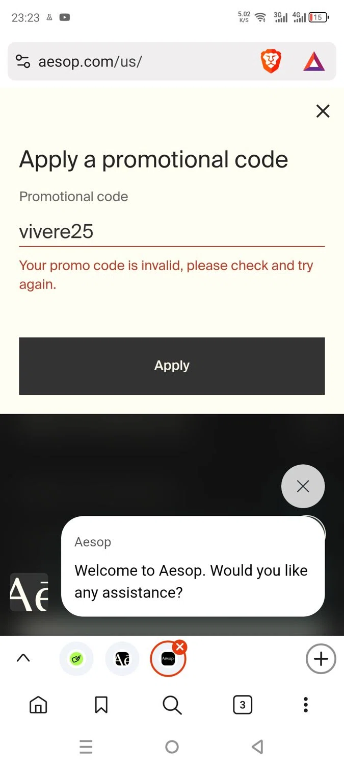 Aesop Promo Codes - 15% Off Sitewide Coupons June 2026