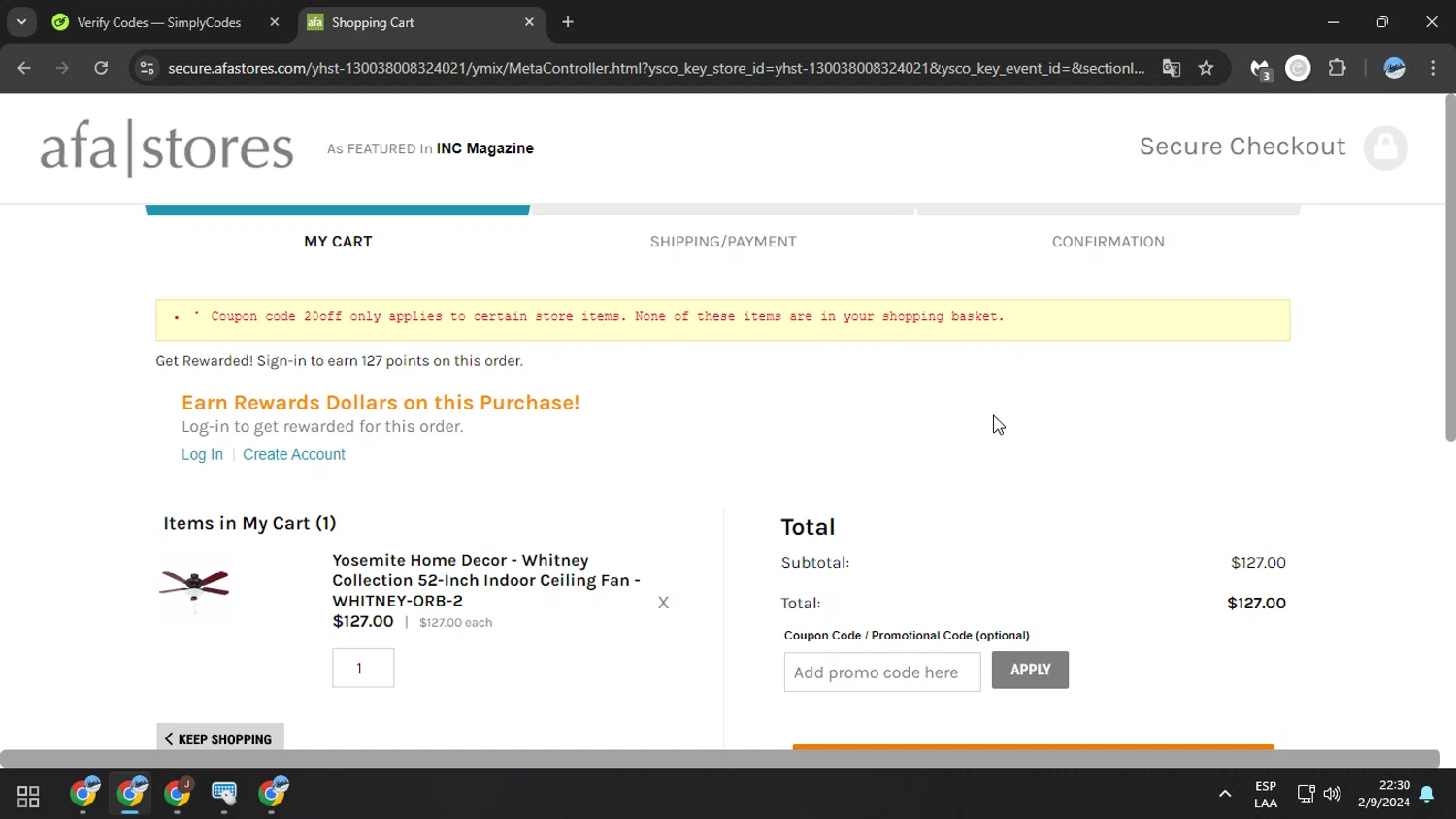 AFA Stores Promo Codes - 5% Off | October 2024