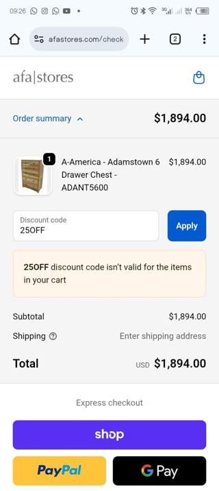 AFA Stores Promo Codes (6 Verified) - 25% Off Oct 2025