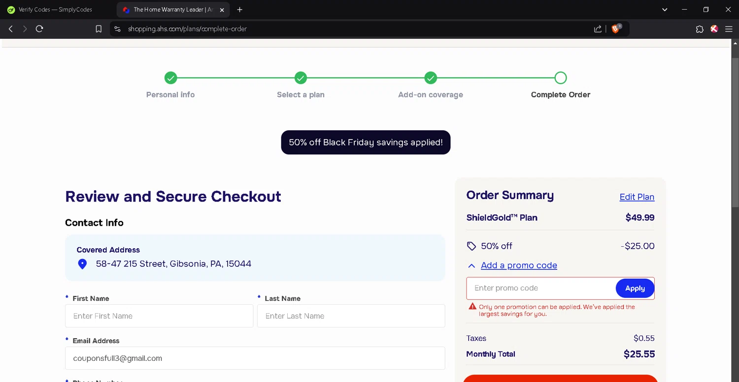 American Home Shield Promo Code (6 Verified) - 35% Off Jan 2025
