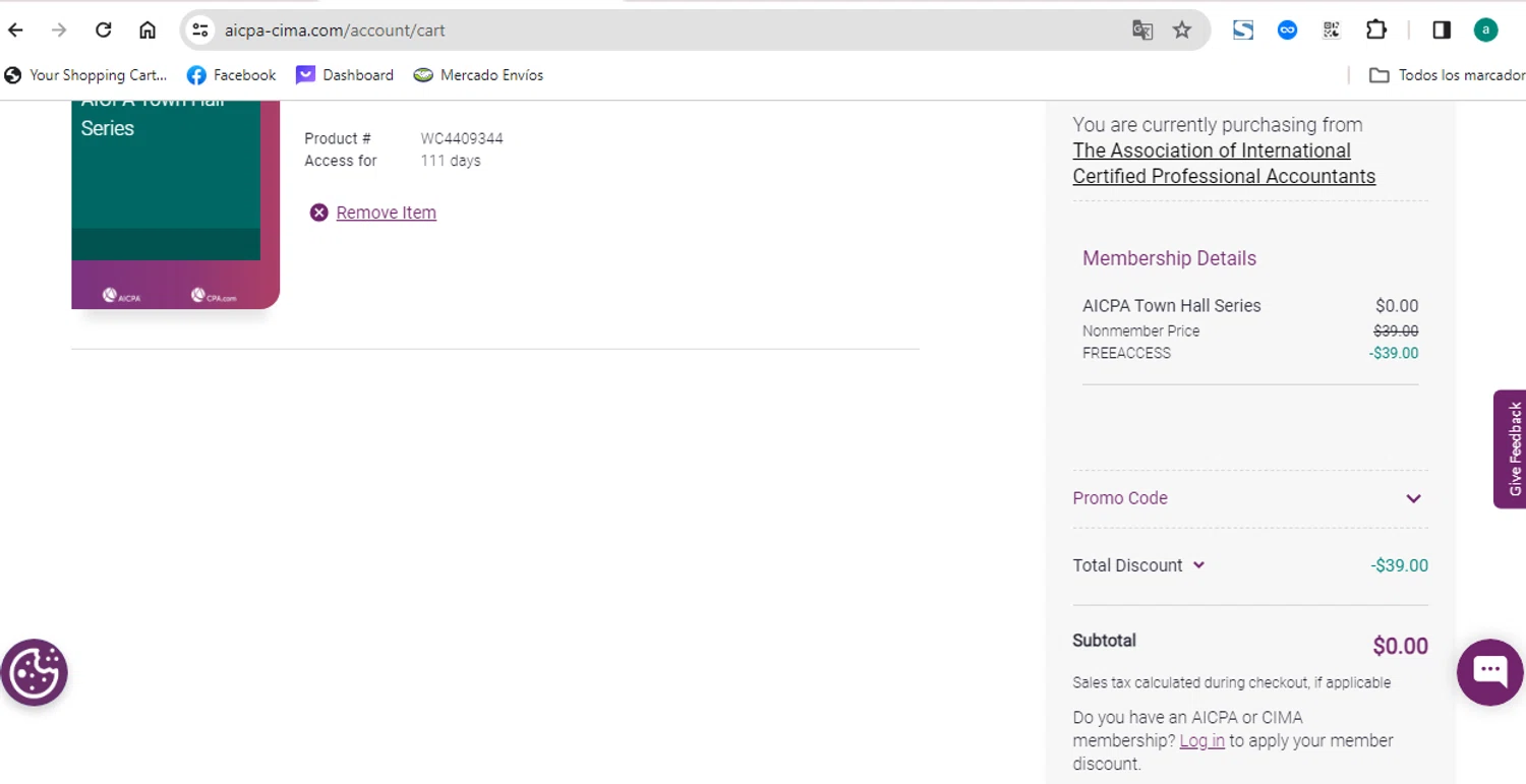 AICPA & CIMA Promo Codes - 100% Off | September 2024