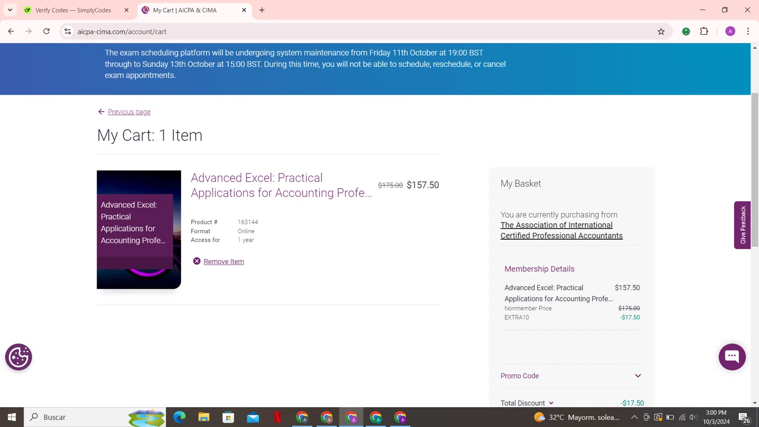 AICPA & CIMA Promo Codes - 100% Off | November 2024