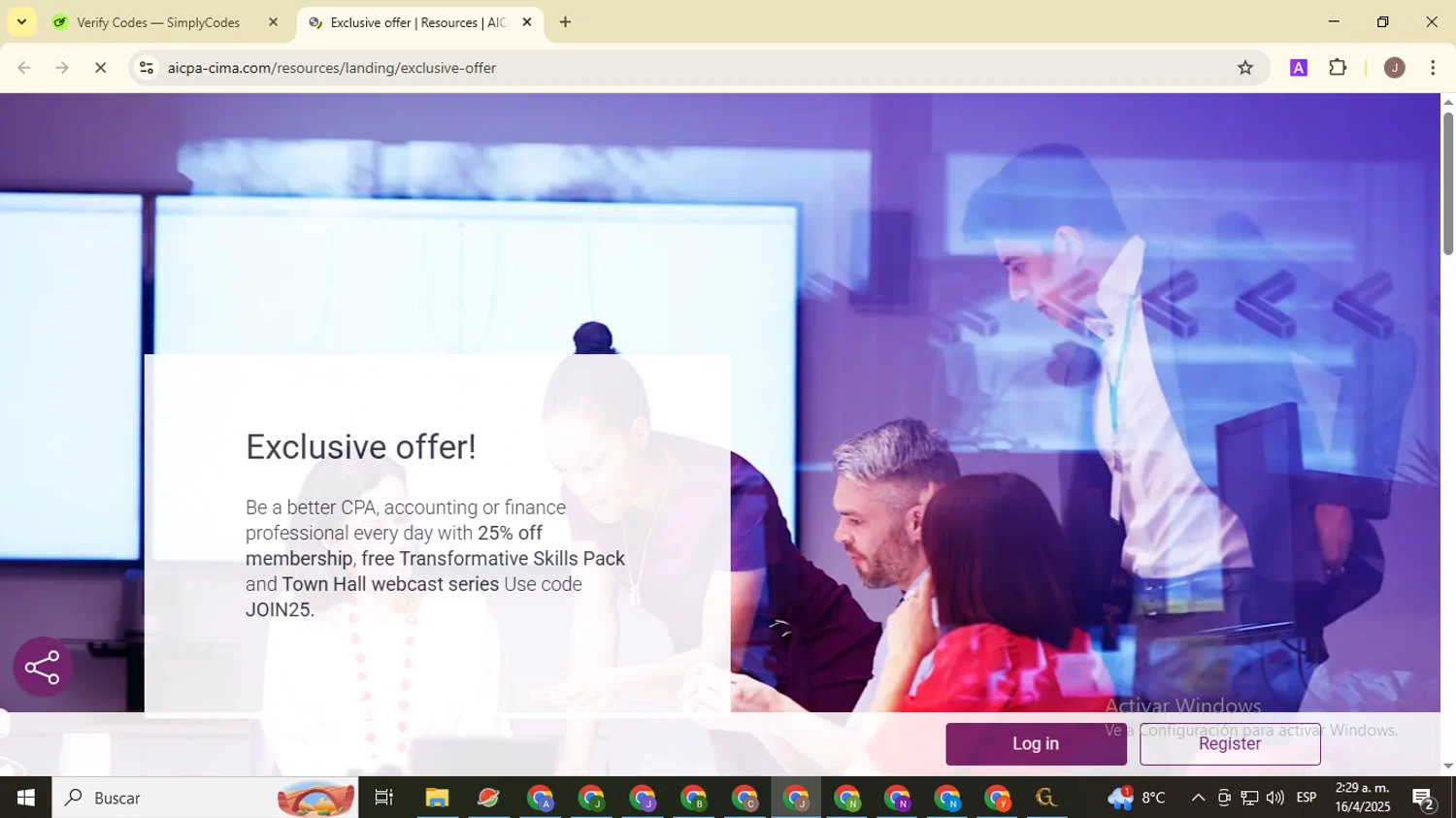 AICPA & CIMA Promo Codes - 25% Off (Verified) May 2025