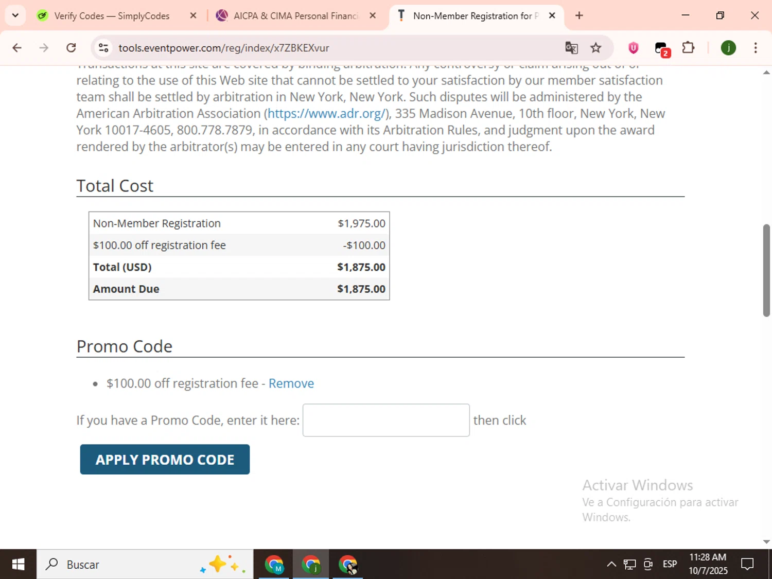 AICPA & CIMA Promo Codes - $100 Off (4 Verified) Nov 2025