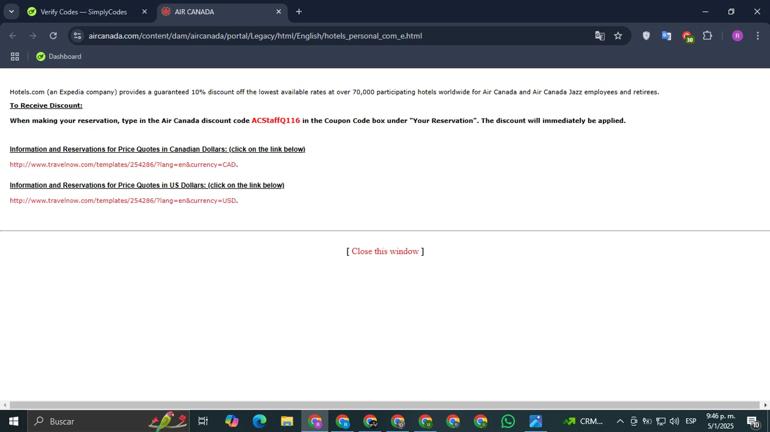 Air Canada Promo Codes (3 Verified) - 10% Off Jan 2025