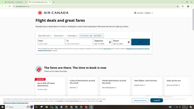 Air Canada Promo Codes (4 Verified) - 25% Off Apr 2025