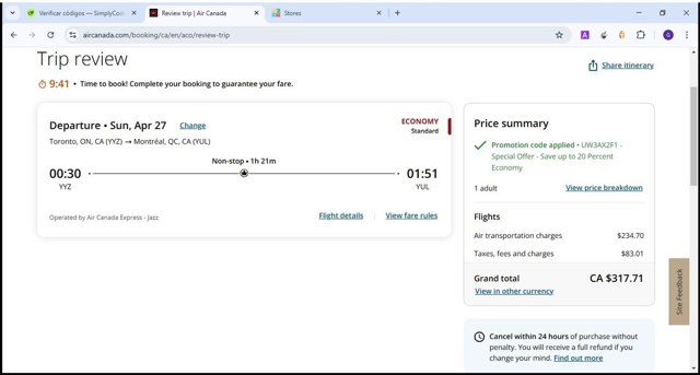 Air Canada Promo Codes (5 Verified) - 25% Off Apr 2025