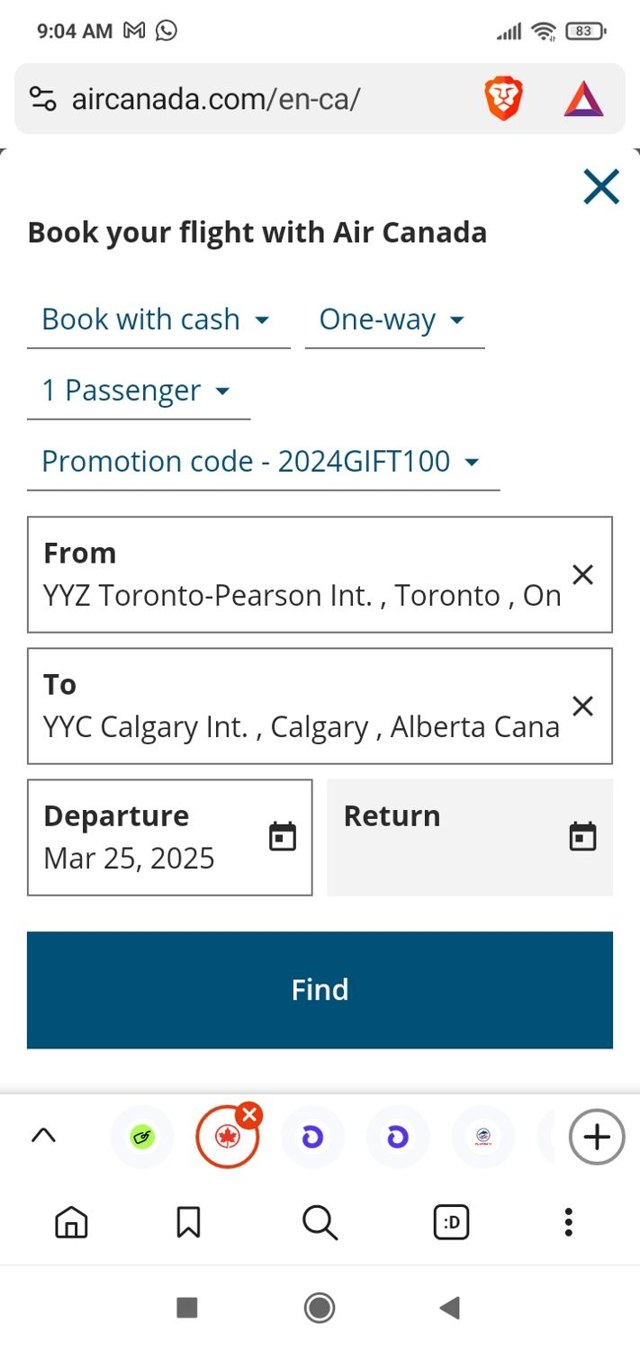 Air Canada Promo Codes (3 Verified) - 10% Off Feb 2025