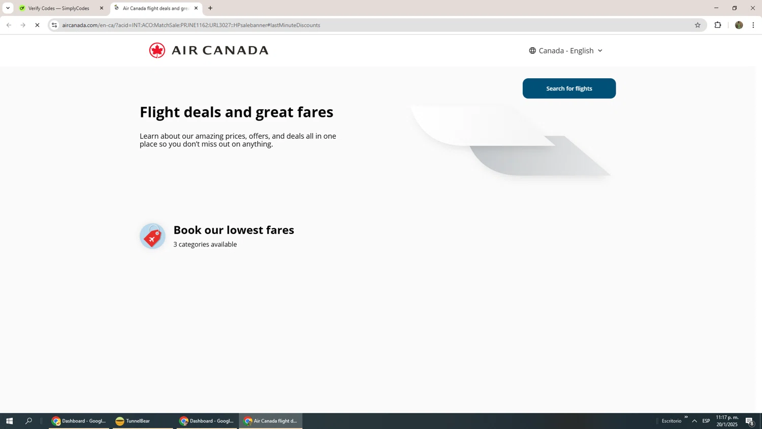 Air Canada Promo Codes (3 Verified) - 10% Off Jan 2025