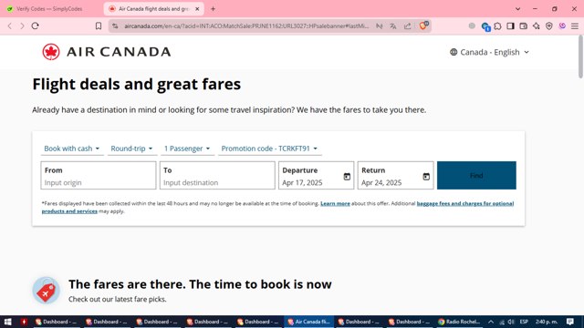 Air Canada Promo Codes (4 Verified) - 25% Off Apr 2025