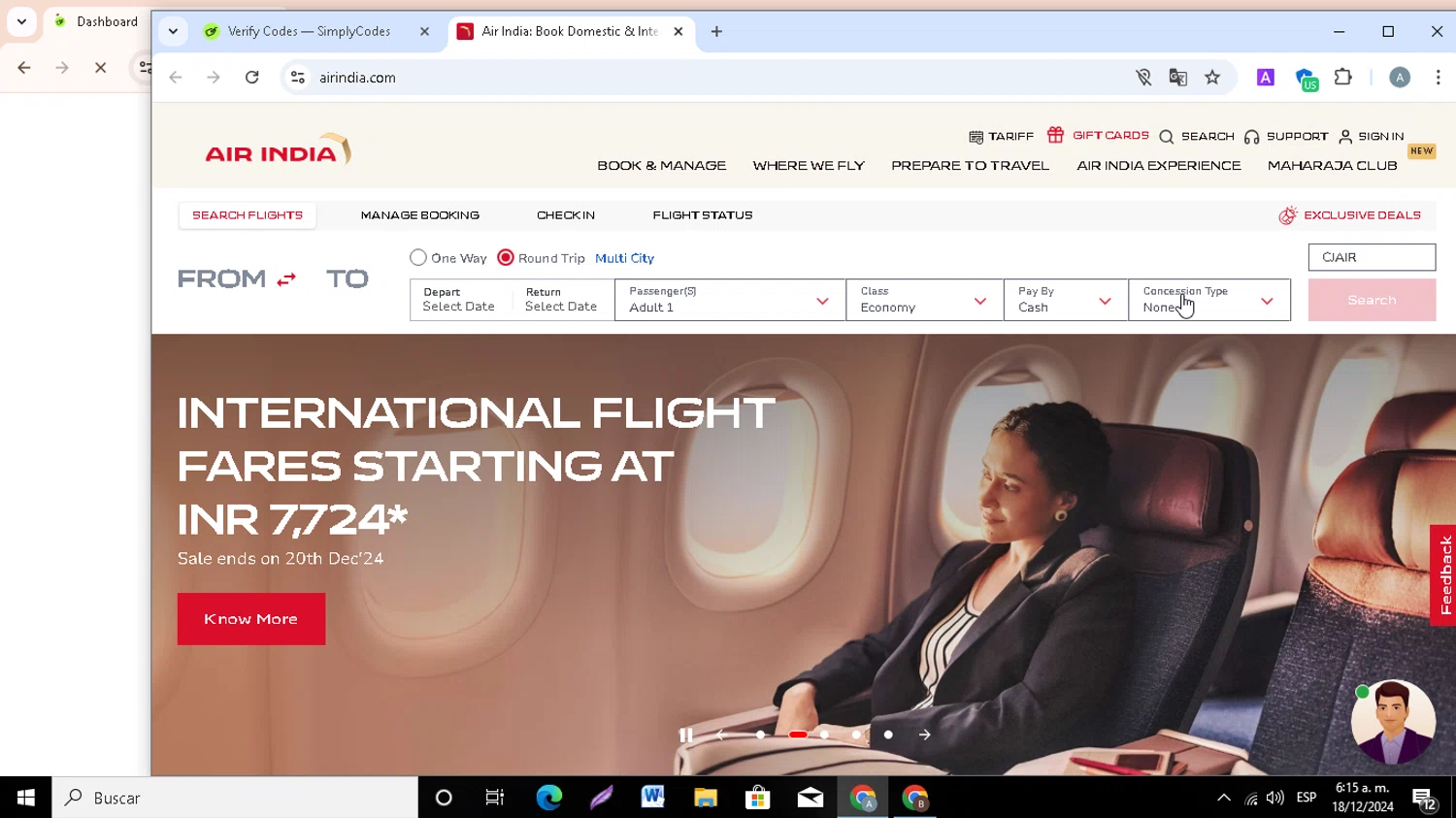 Air India Promo Codes - 20% Off | January 2025