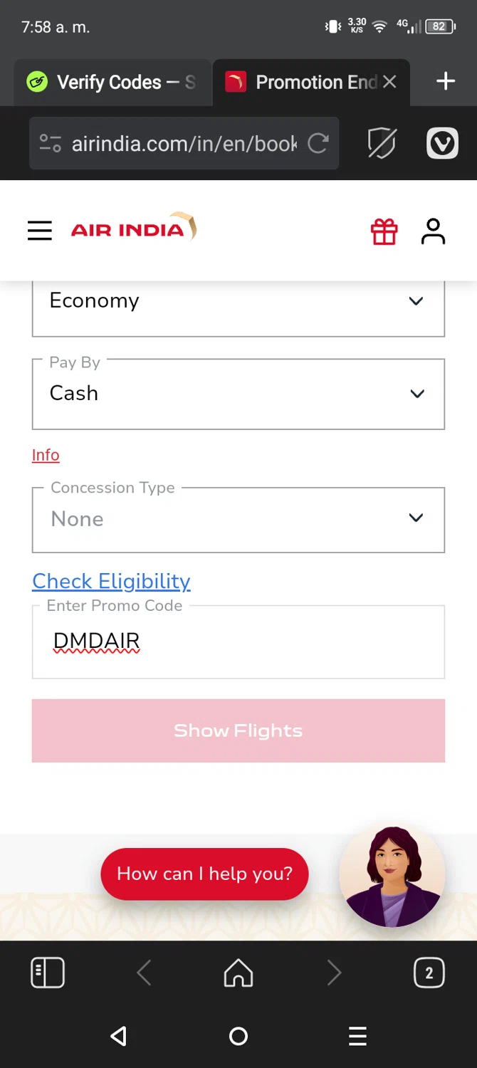 Air India Promo Codes - 10% Off | November 2024