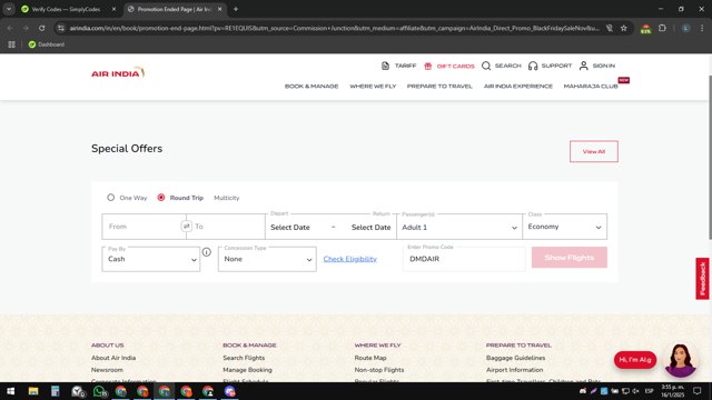 Air India Promo Codes - 20% Off (2 Verified) Jun 2025