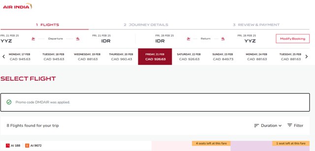 Air India Promo Codes - 20% Off (2 Verified) Jun 2025