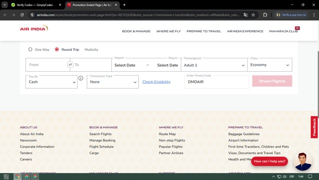 Air India Promo Codes - 20% Off (2 Verified) Jul 2025