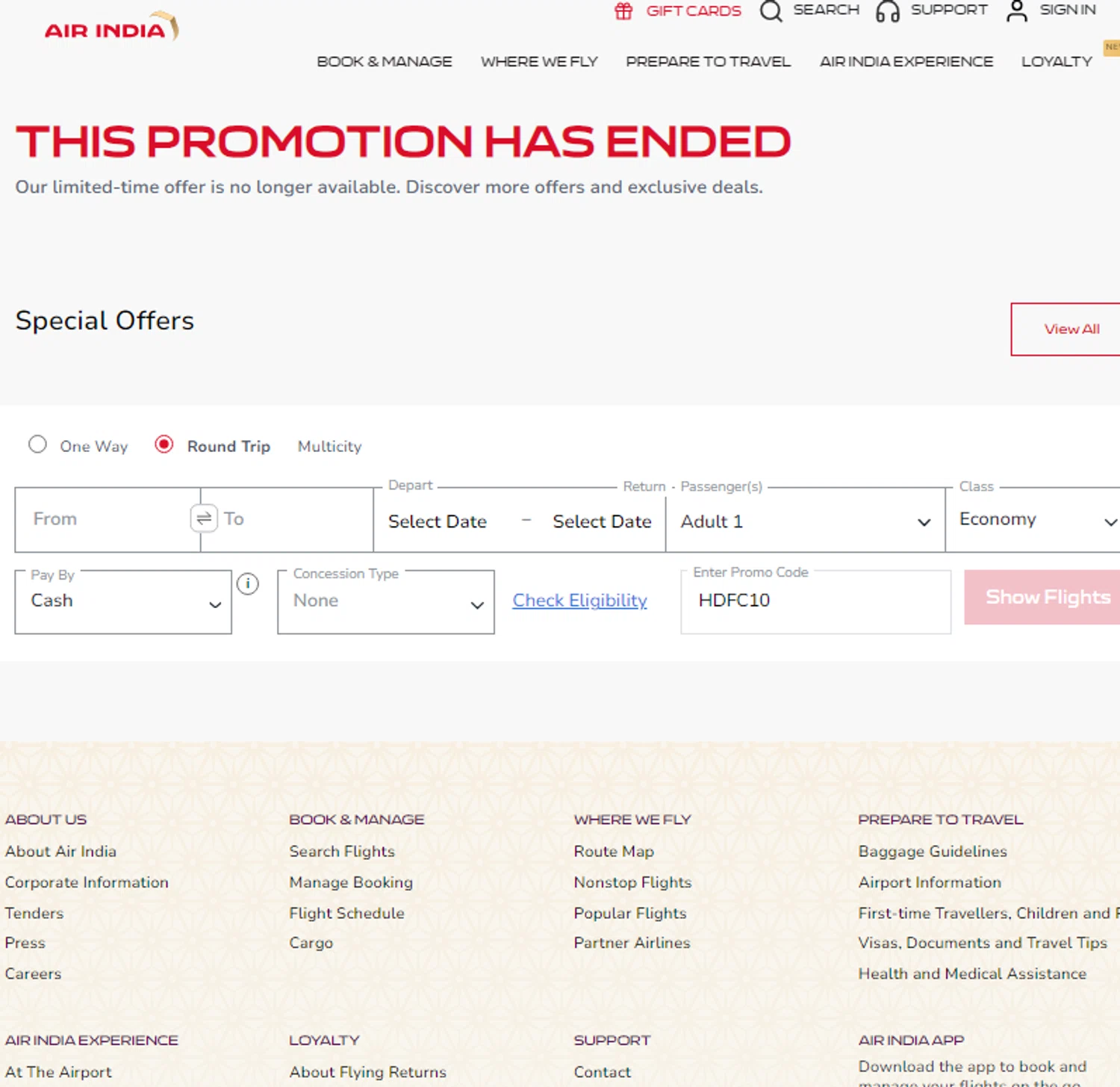 Air India Promo Codes - 10% Off | November 2024