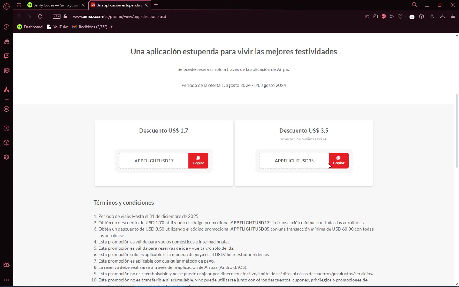 Airpaz Coupons - $1 Off | November 2024
