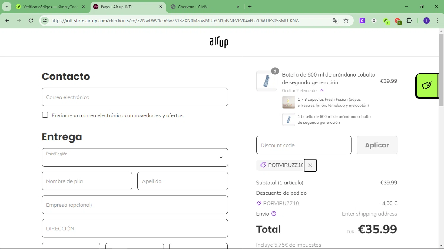 air up Discount Codes - 10% Off | October 2024