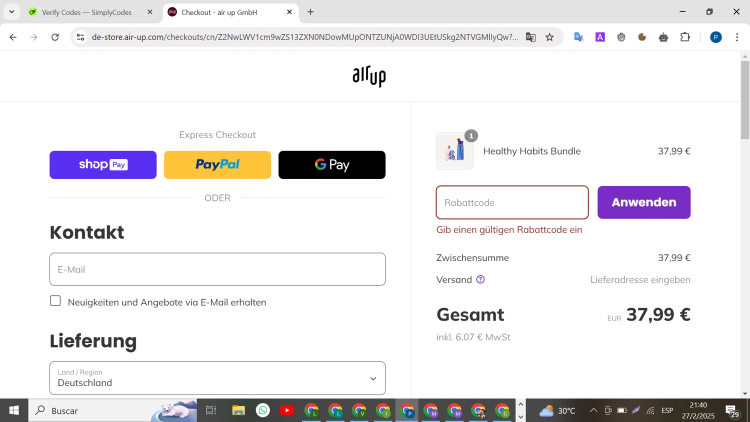 Air Up Promo Codes - 15% Off (2 Verified) Dec 2025