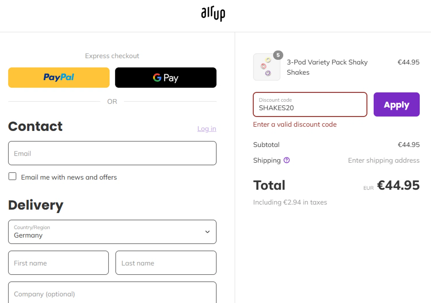 Air Up Promo Codes (1 Verified) - 20% Off w/Code Sep 2025