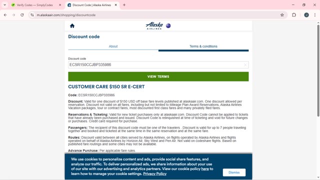 Alaska Airlines Promo Code (2 Verified) - $150 Off May 2025