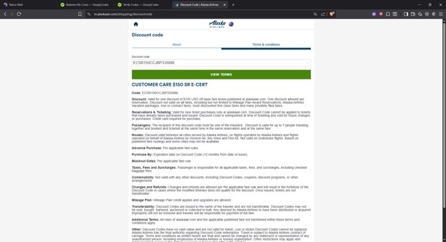 Alaska Airlines Promo Codes - $150 Off Jul 2025