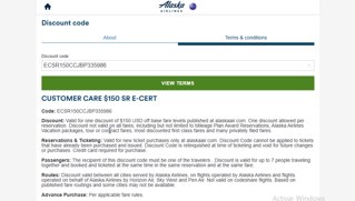 Alaska Airlines Promo Code (3 Verified) - $150 Off Apr 2025