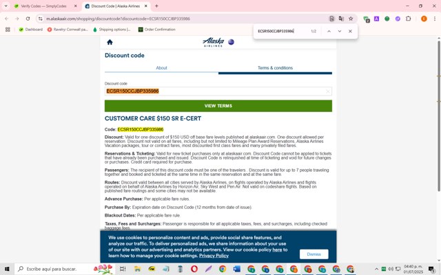 Alaska Airlines Promo Codes - $150 Off Jul 2025