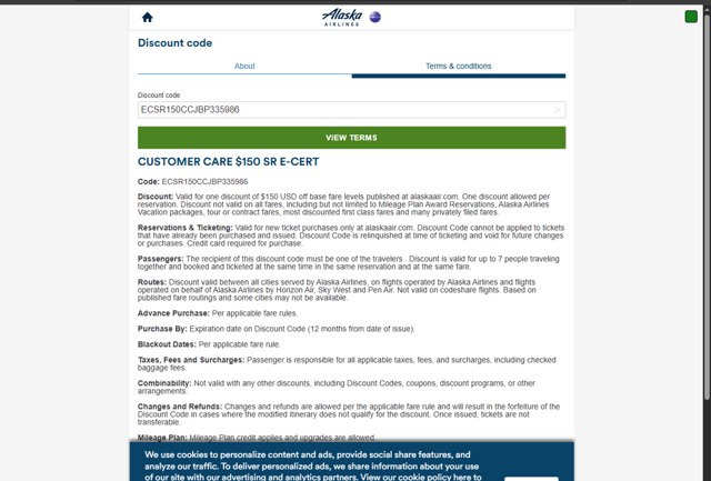 Alaska Airlines Promo Code (2 Verified) - $150 Off May 2025