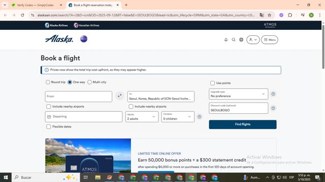Alaska Airlines Promo Codes - $150 Off Oct 2025