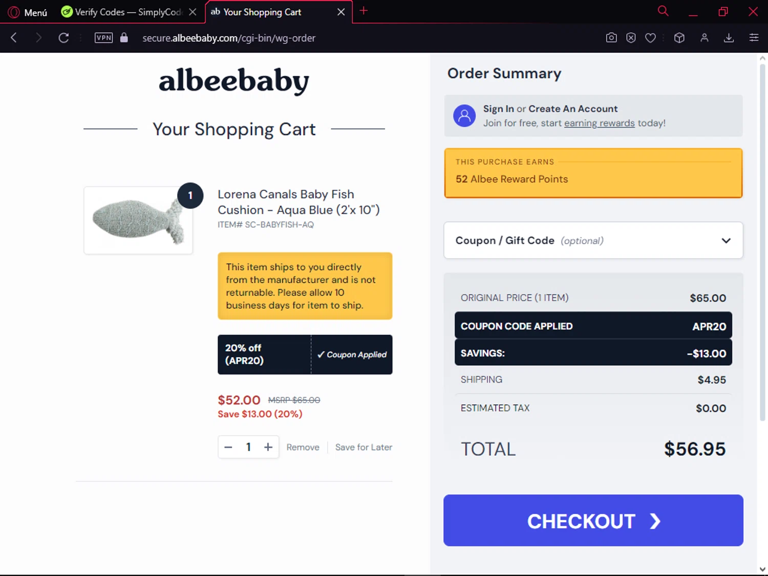 Albee Baby Coupon Codes (6 Verified) - 20% Off Jan 2025