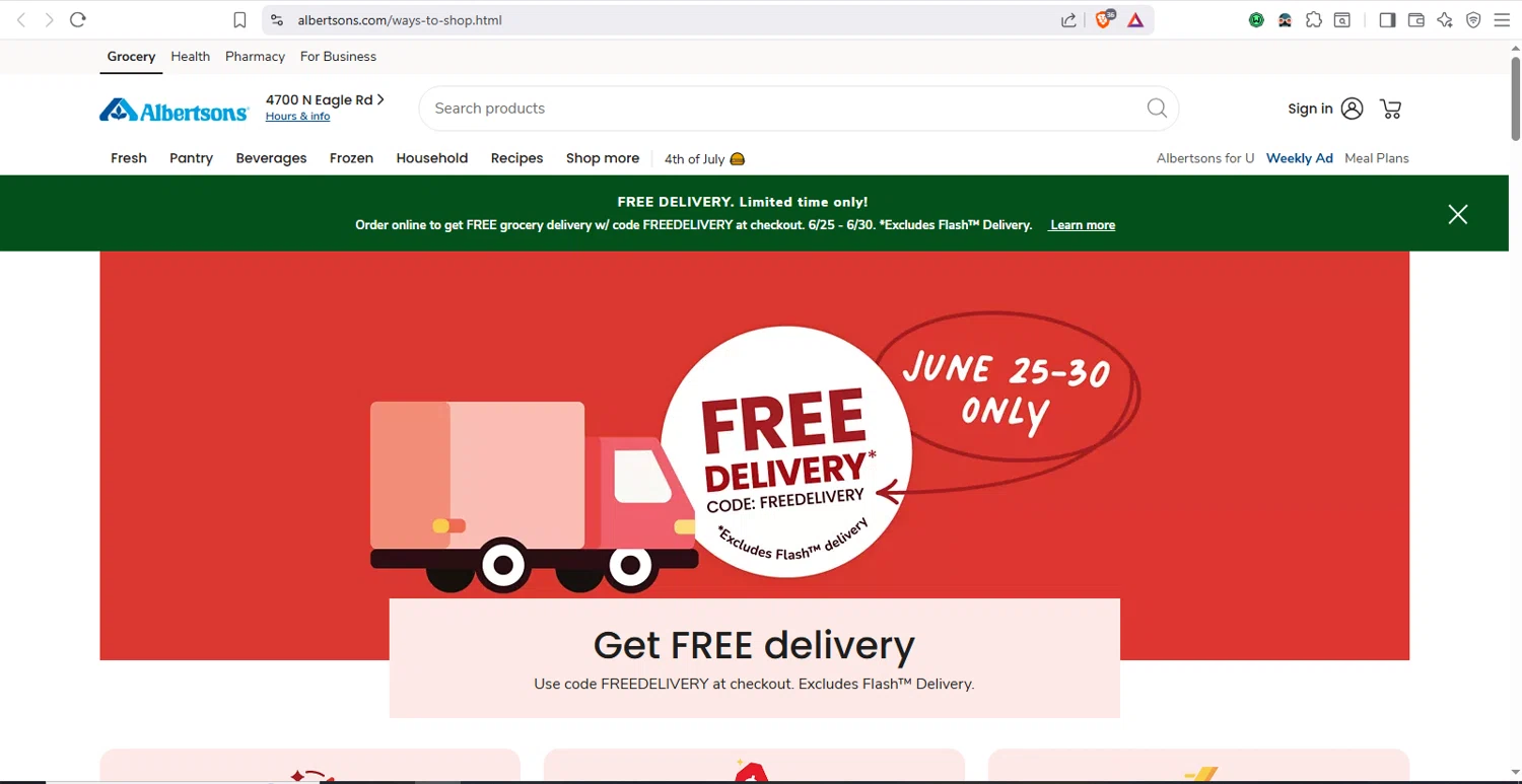 Albertsons Promo Codes - $30 Off Coupons Oct 2025