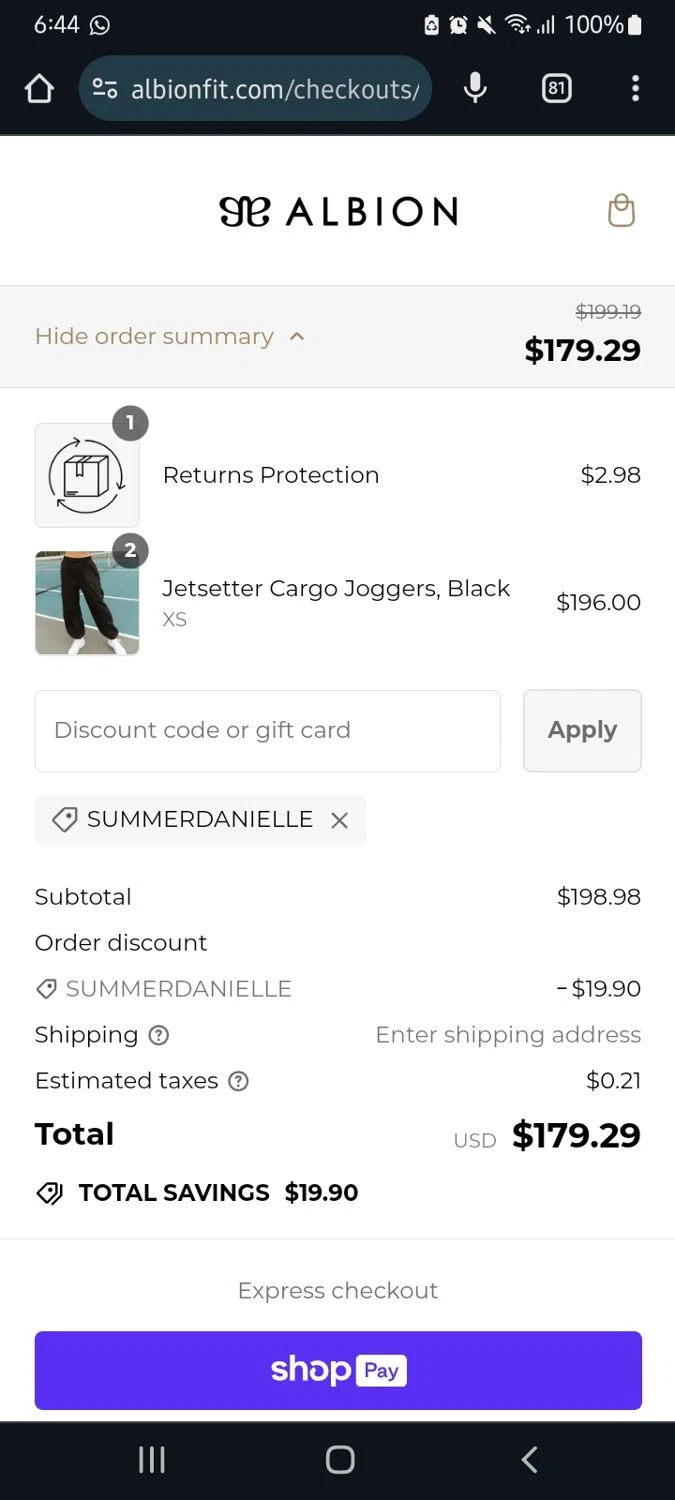 Albion Fit Coupon Codes - 20% Off | September 2024