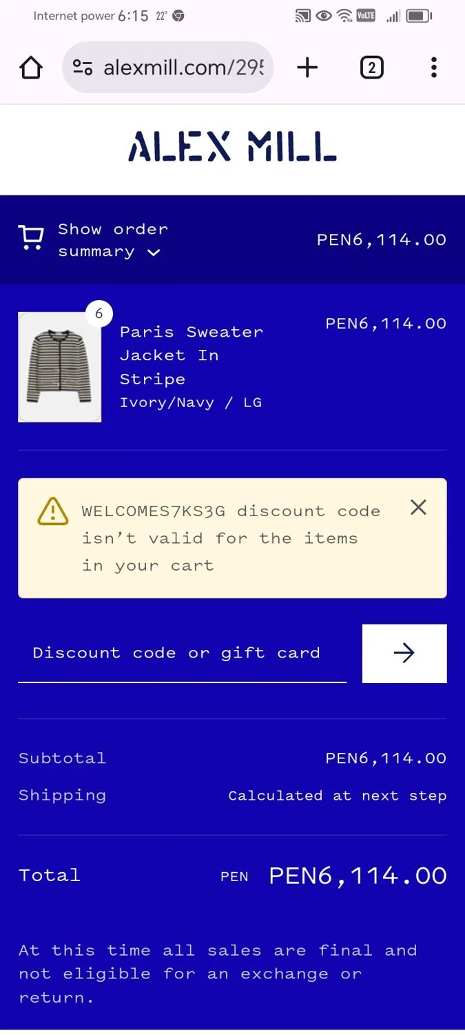 Alex Mill Discount Code