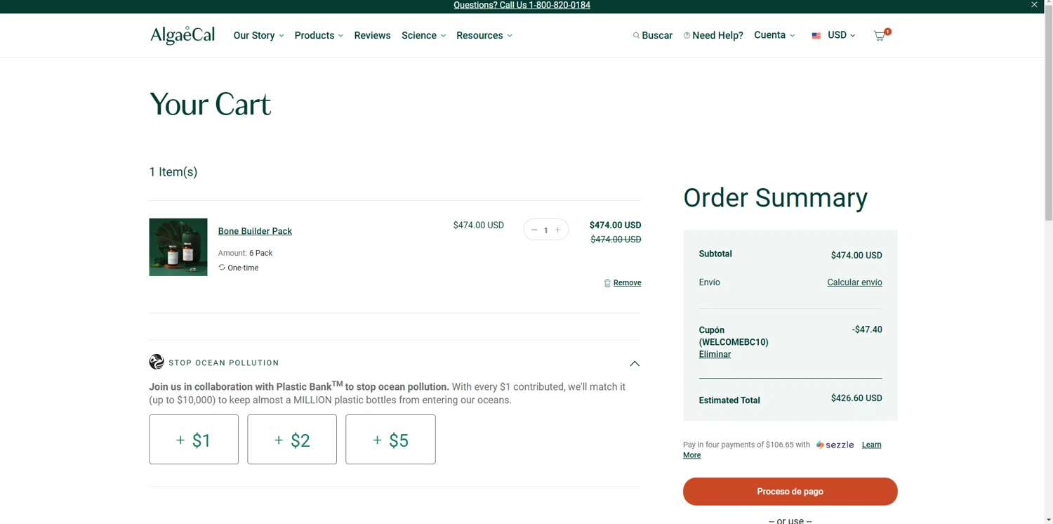 AlgaeCal Coupon Codes - 35% Off | January 2025