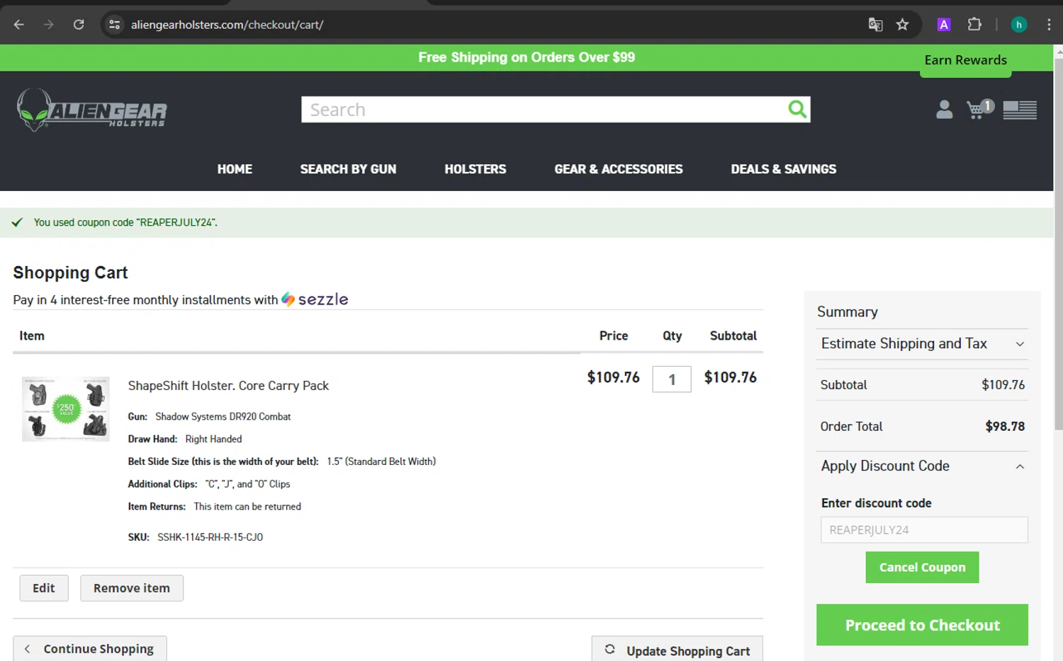 Alien Gear Holsters Promo Codes – 20% Off | July 2024