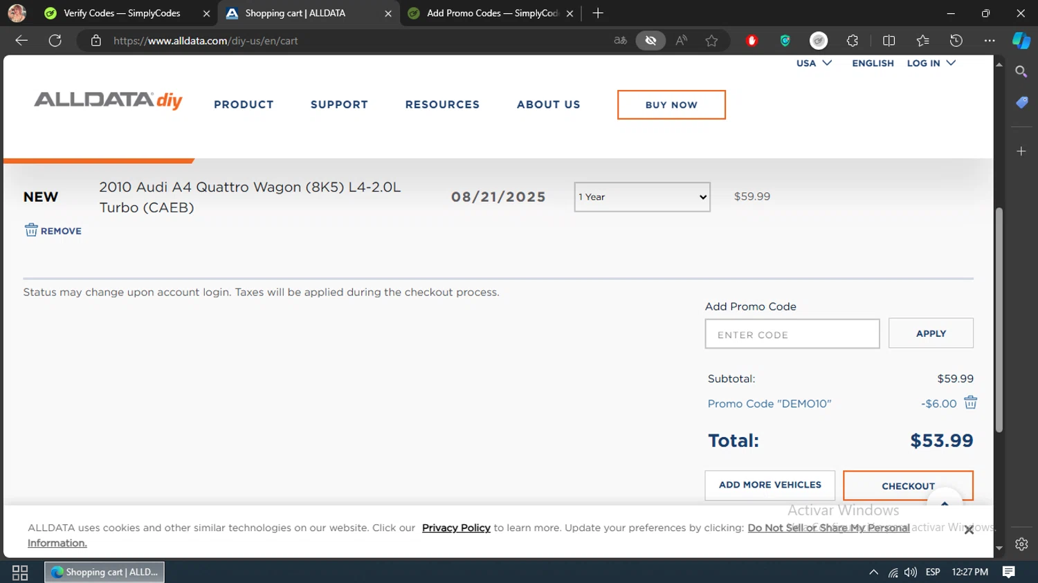 ALLDATA DIY Promo Codes - 10% Off | November 2024